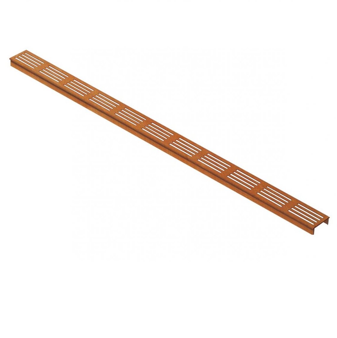 ACO Slimline goot 6,1x10x100cm met Corten designrooster | Snoei