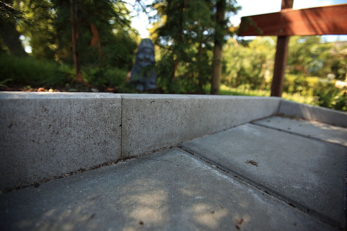 Betonband 10x30x100cm grijs | Snoei